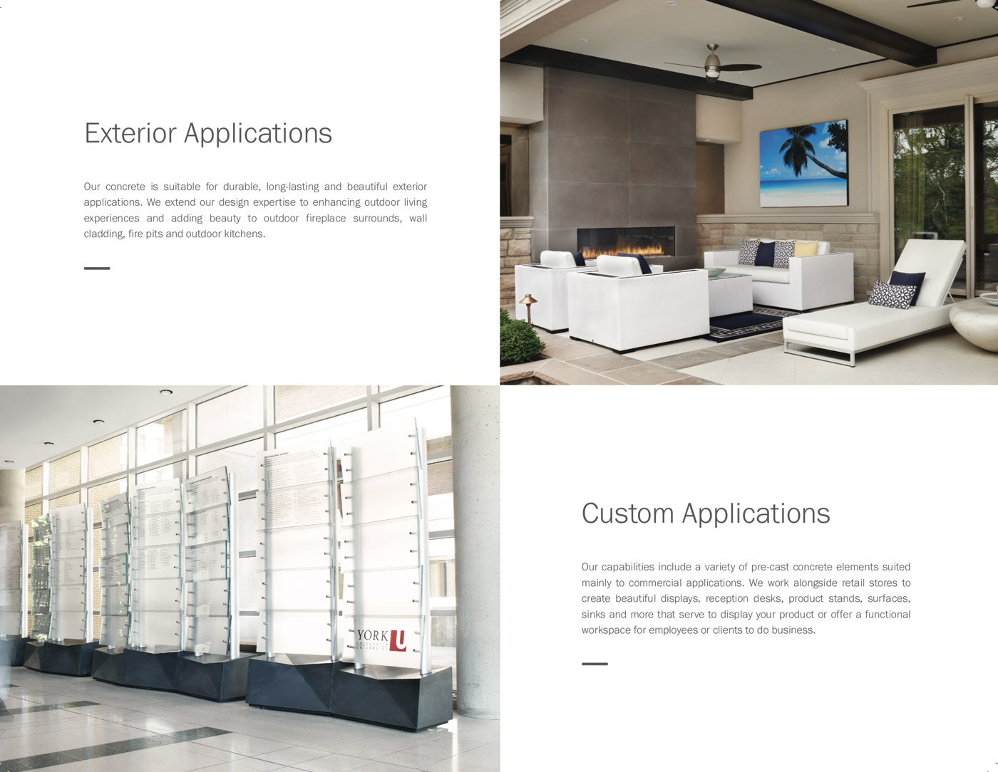 Brochure - Anthony Concrete Design, Toronto | Ontario