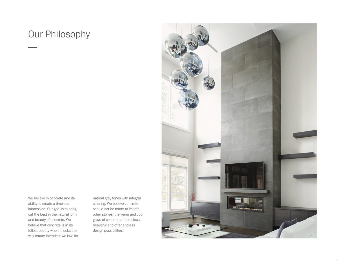 Brochure - Anthony Concrete Design, Toronto | Ontario