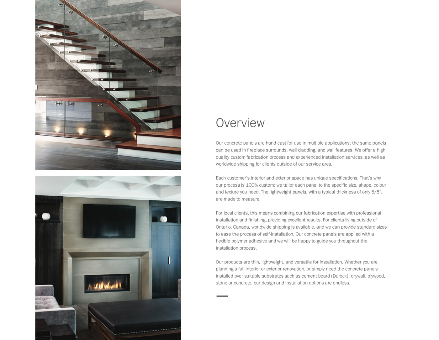 Brochure - Anthony Concrete Design, Toronto | Ontario